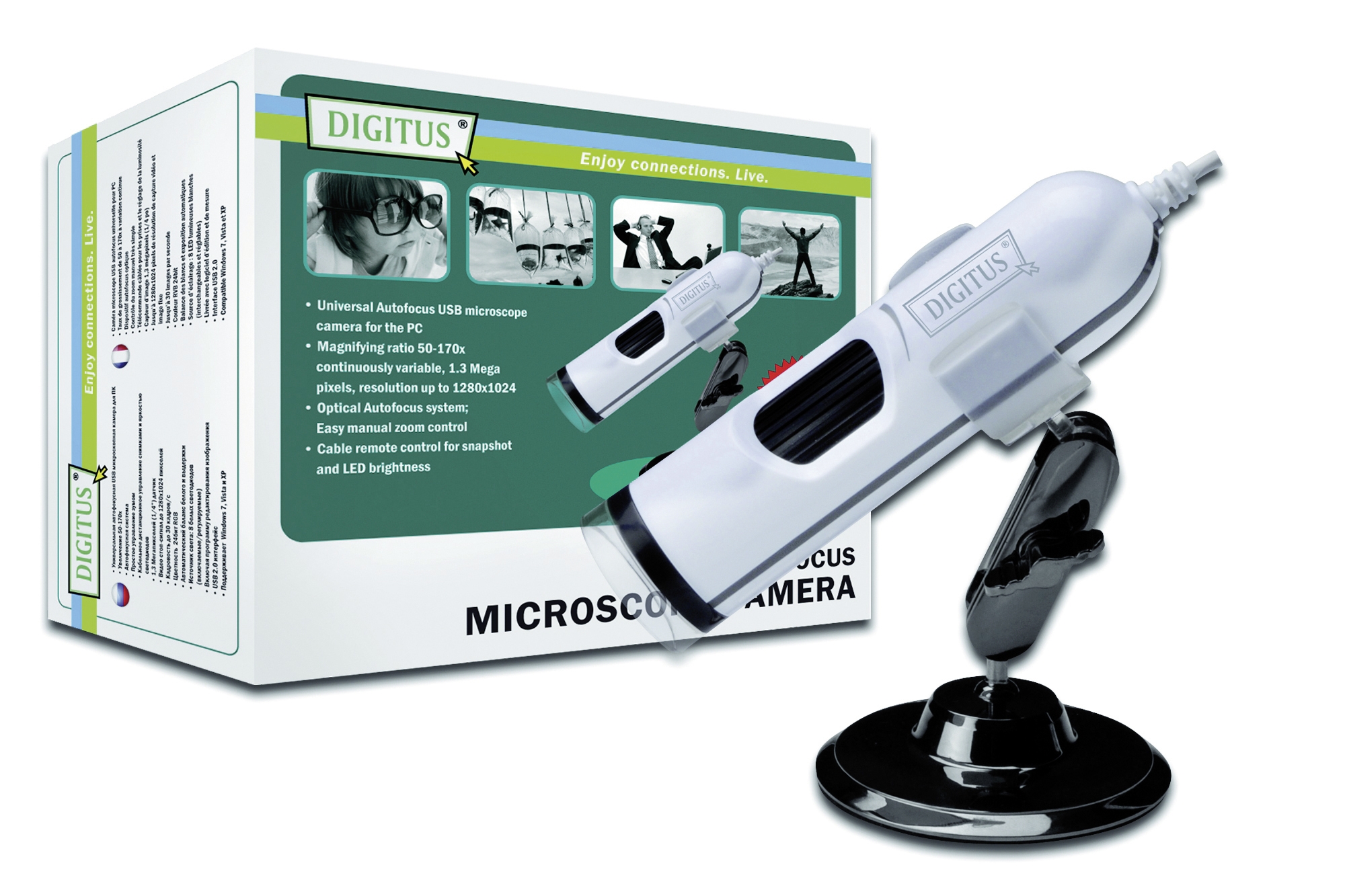 Autofokus USB Mikroskop Kamera von DIGITUS®, ASSMANN Electronic GmbH ...